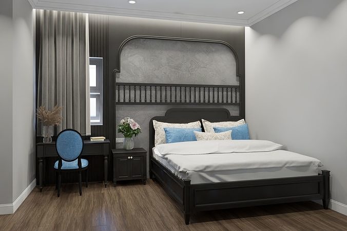 Indochina master room 3D model 3D printable | CGTrader