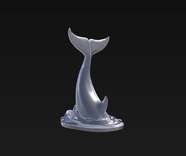 Orca tail 3D model 3D printable | CGTrader