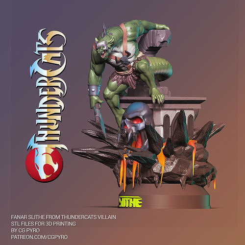 THUNDERCATS COLLECTION PACK 2 6 FULL CHARACTERS 6 BUSTS 3D model 3D ...