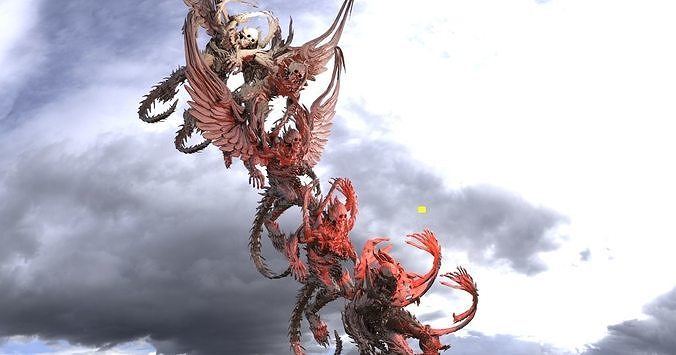 Demon acolyte Arch demon legion 3D model | CGTrader