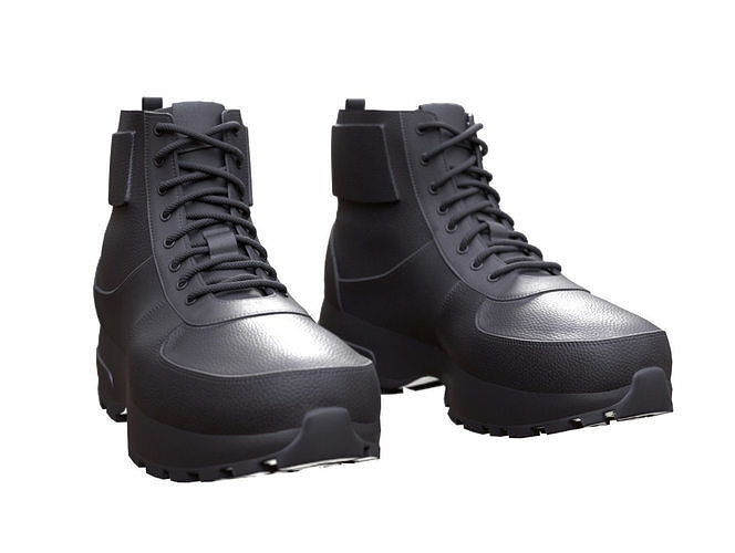 3D model Boots VR / AR / low-poly | CGTrader