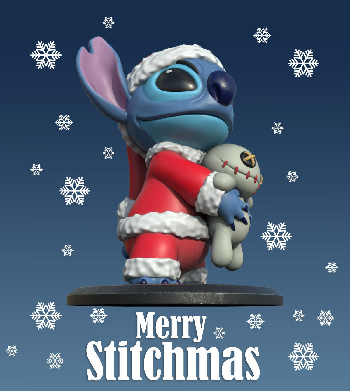 stitch 3D model 3D printable | CGTrader