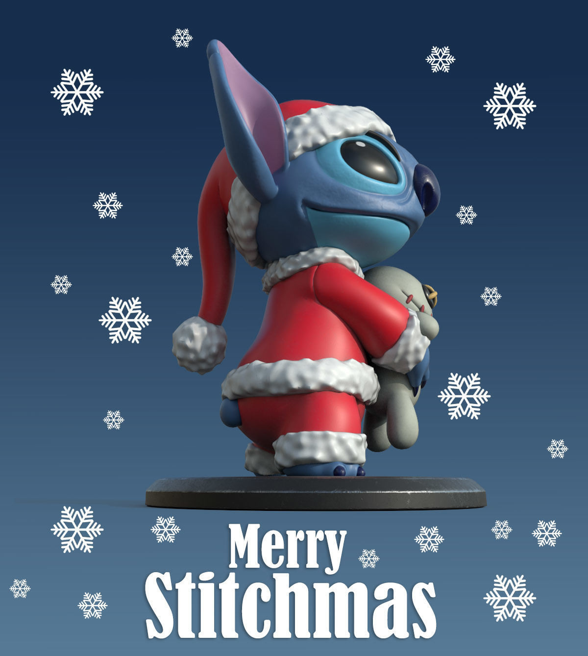 stitch 3D model 3D printable | CGTrader