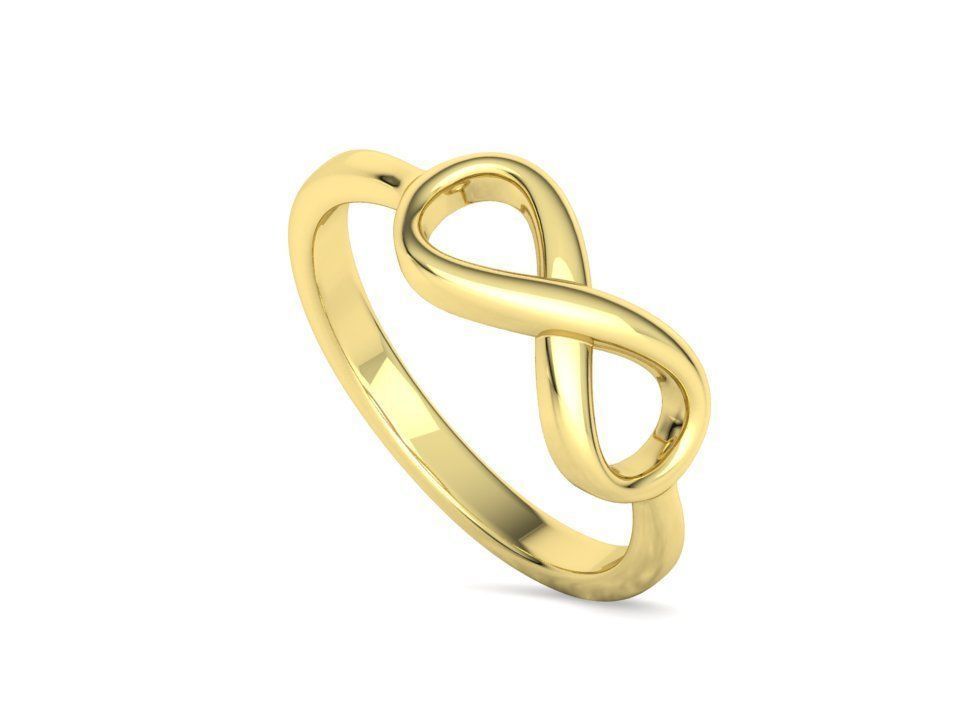 Infinity Endless Love Symbol Ring Stackable Ring 3dmodel 3D model 3D ...