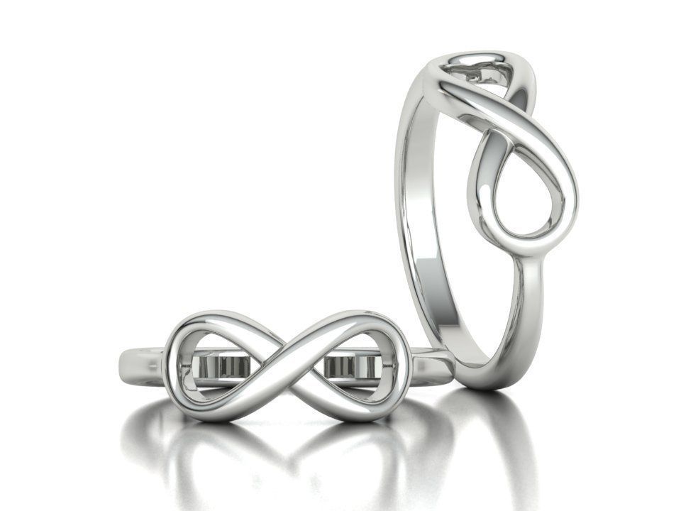 Infinity Endless Love Symbol Ring Stackable Ring 3dmodel 3D model 3D ...