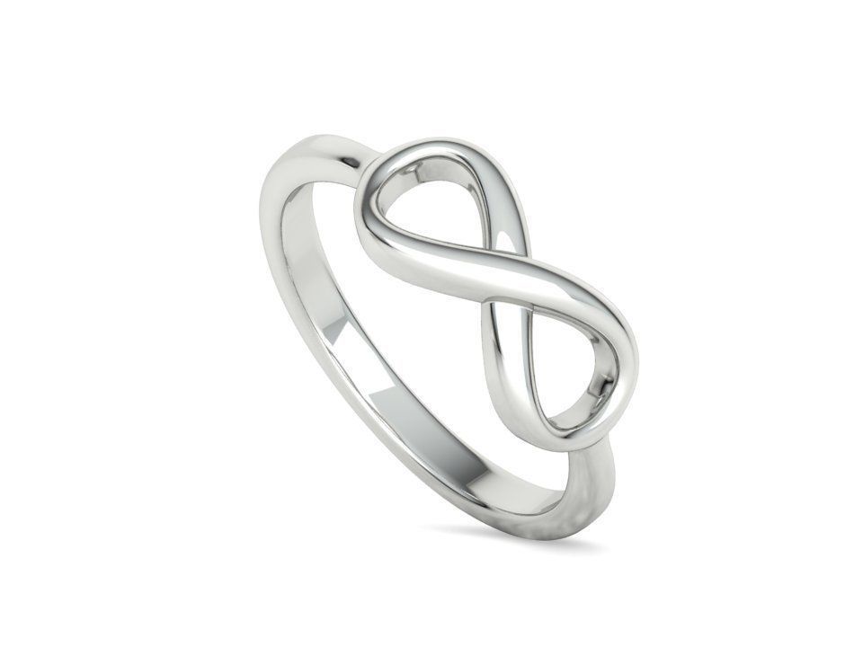 Infinity Endless Love Symbol Ring Stackable Ring 3dmodel 3D model 3D ...