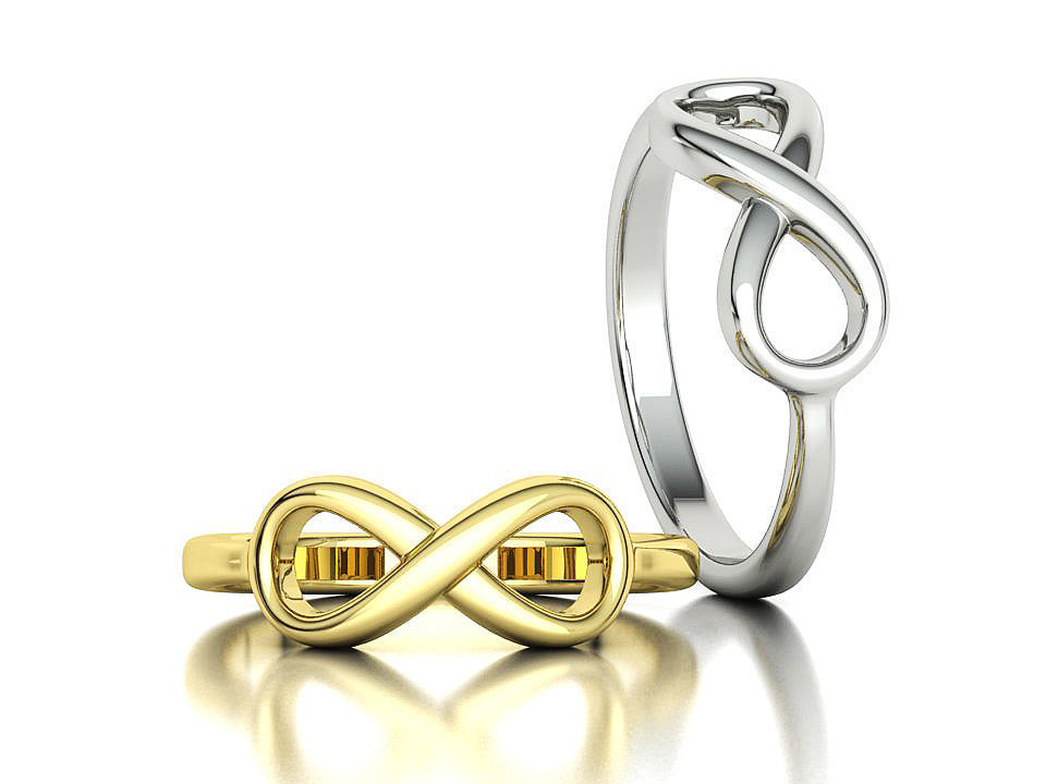 Infinity Endless Love Symbol Ring Stackable Ring 3dmodel 3D model 3D ...