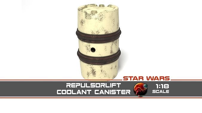 Repulsorlift Coolant Canister 1-18 scale Kenner Hasbro 3D model 3D ...