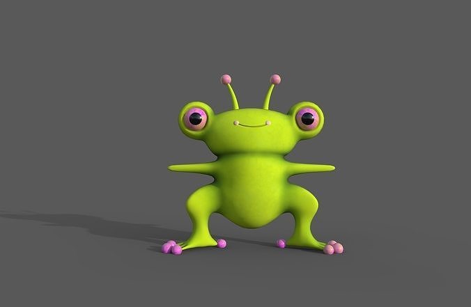 3D model Ribbit VR / AR / low-poly | CGTrader