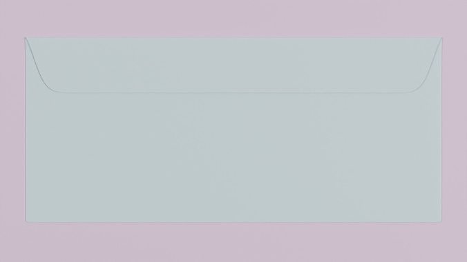 Envelope 3D model | CGTrader