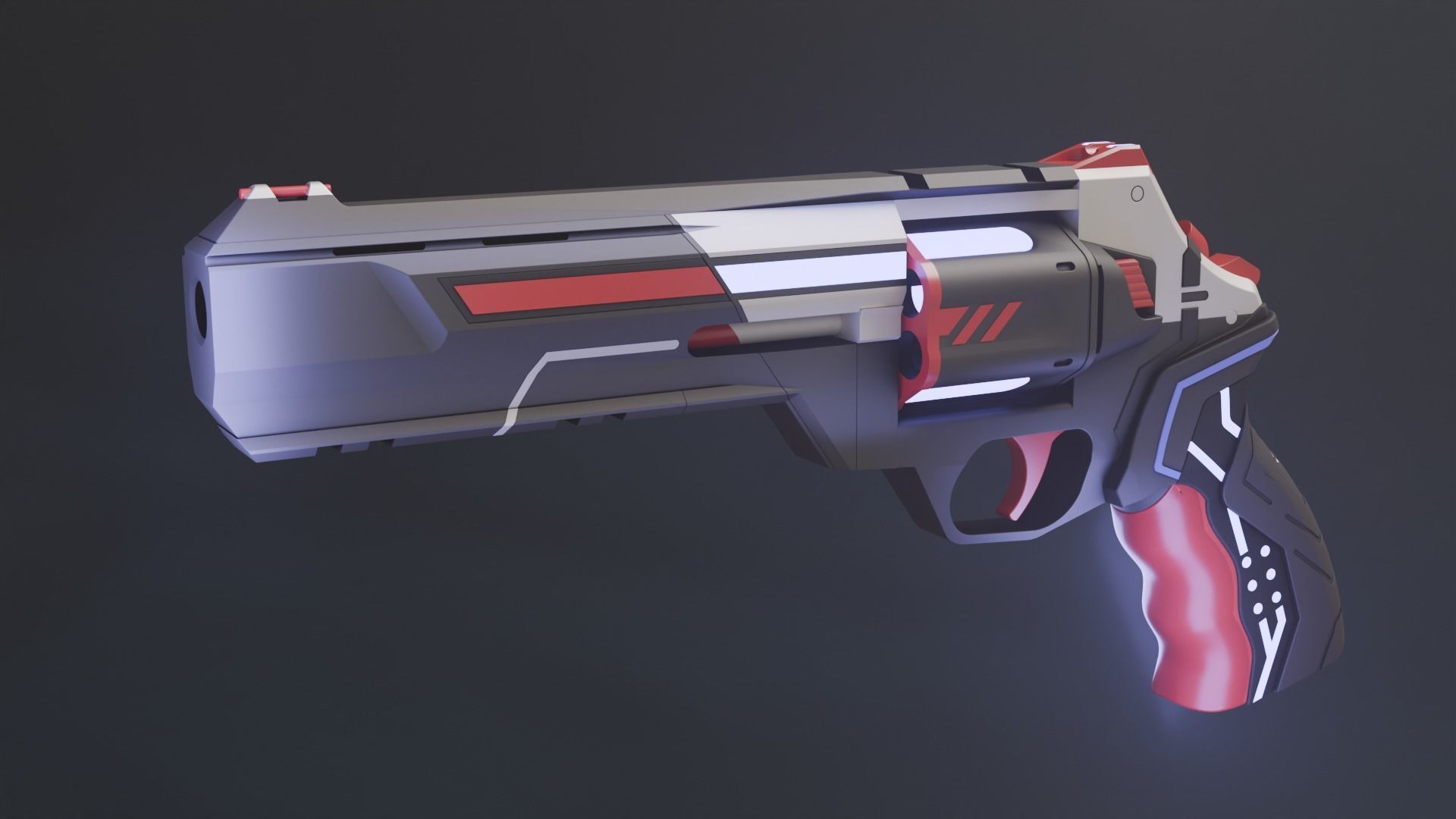 valorant sheriff Mythmaker Sheriff cosplay revolver 3D model 3D ...