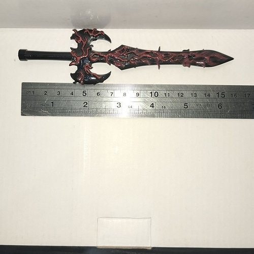 Marvel Legend Black Necro sword 3D model 3D printable | CGTrader