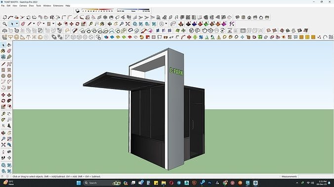 Ticket booth 3d model 3D model | CGTrader