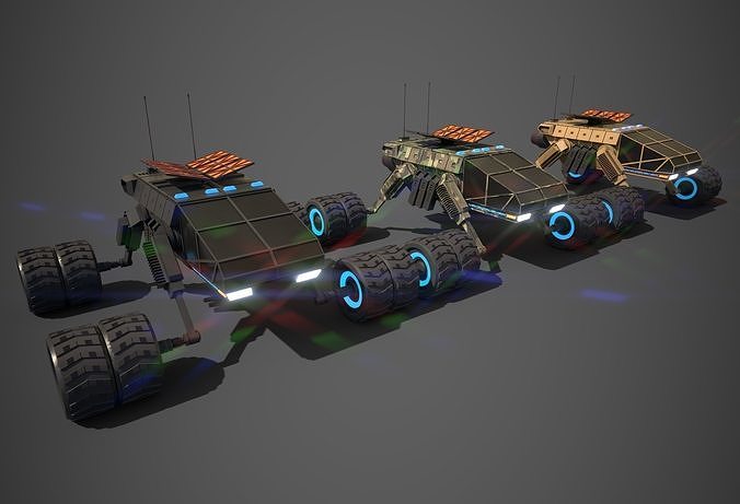 3D model Rover Two VR / AR / low-poly | CGTrader