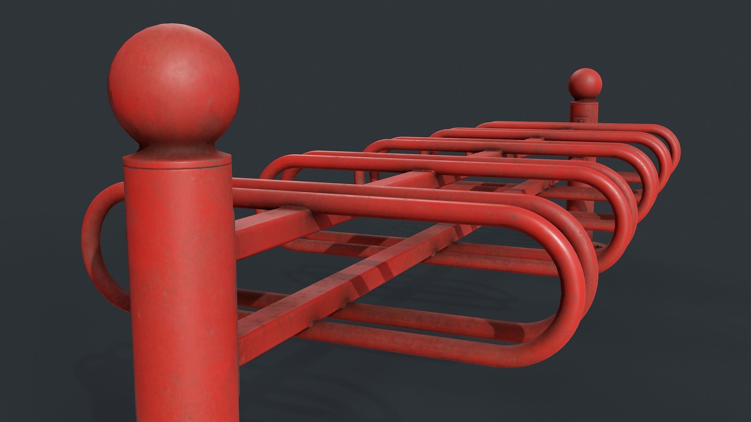 3D model Bike Rack 10 PBR Game Ready VR / AR / low-poly | CGTrader