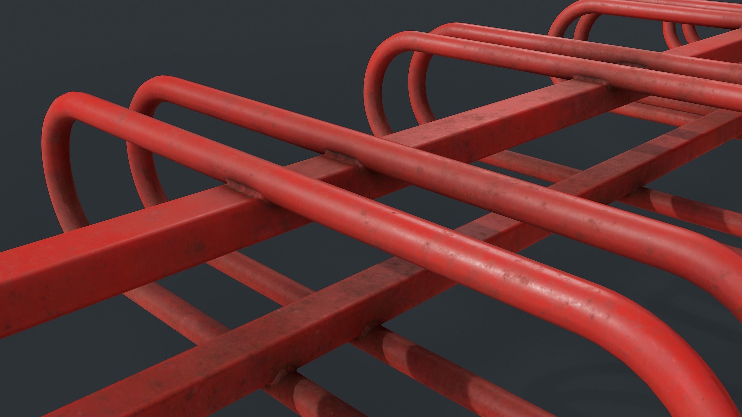 3D model Bike Rack 10 PBR Game Ready VR / AR / low-poly | CGTrader