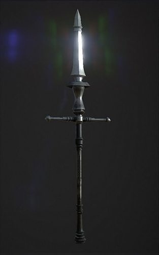 3D model Medieval Lance Warrior LowPoly VR / AR / low-poly | CGTrader