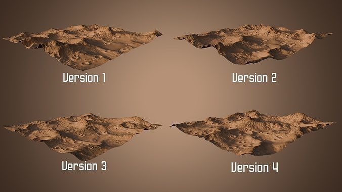 Mars Surface 3D Model Collection | CGTrader