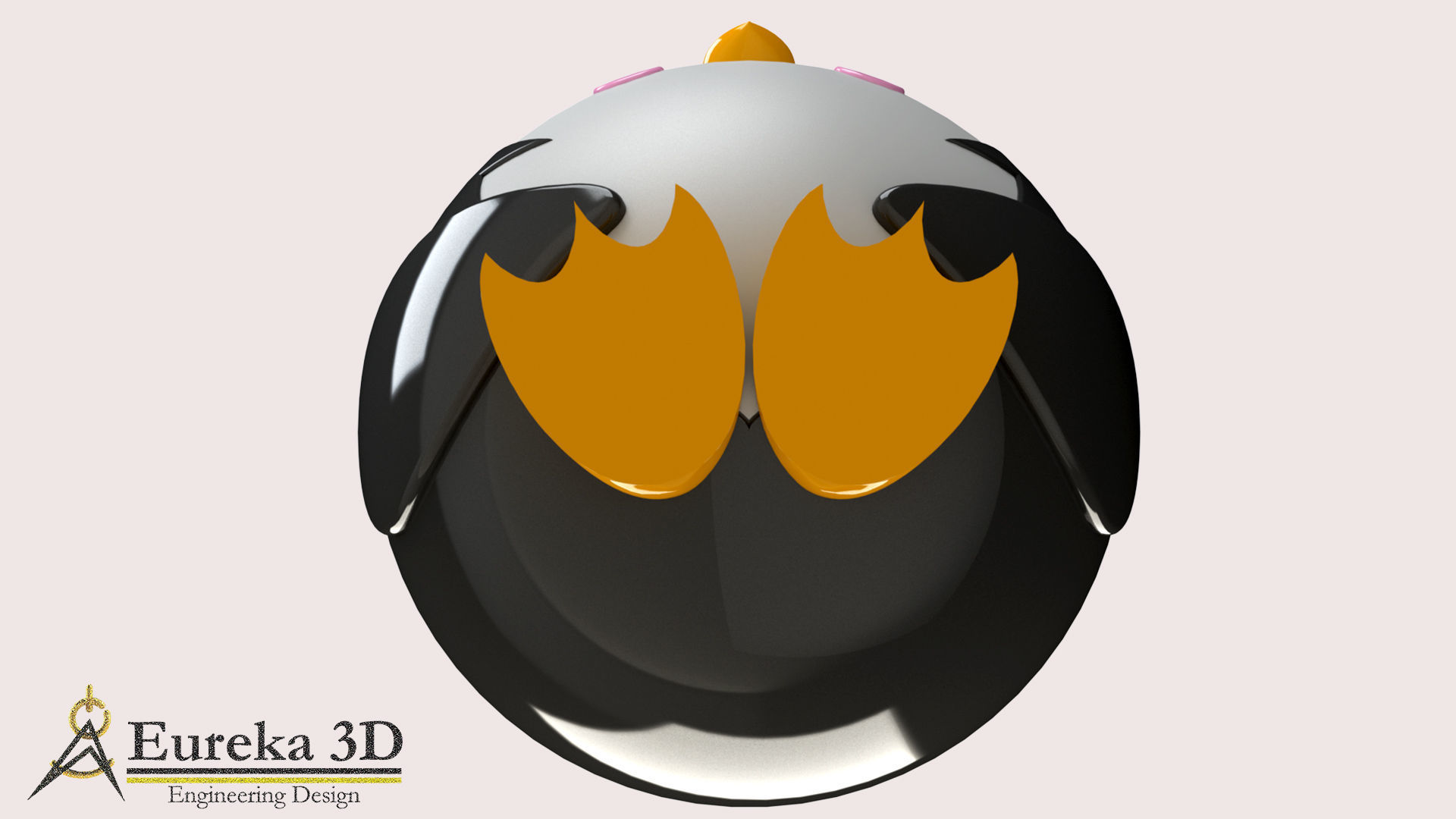 Puffin flowerpot 3D model 3D printable | CGTrader