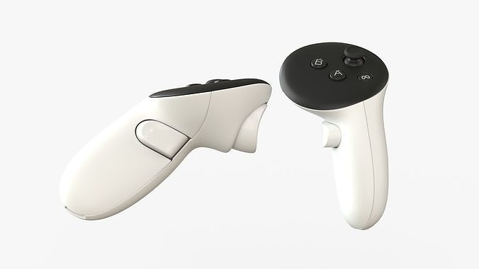 Meta Touch Plus controllers 3D model | CGTrader