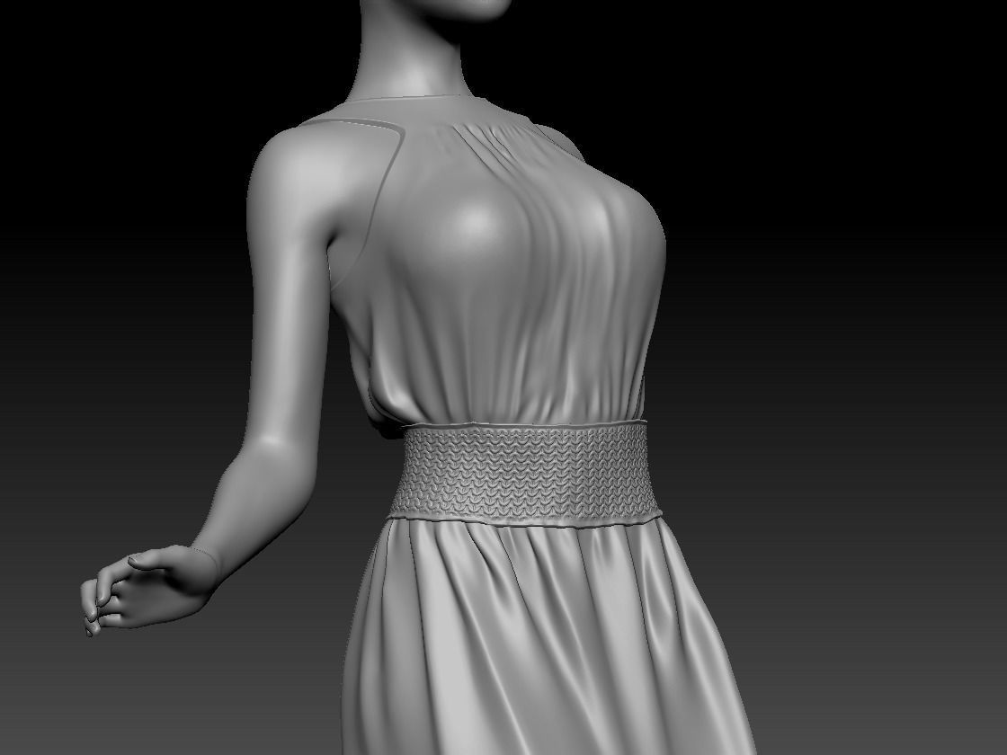 Princess 3D model 3D printable | CGTrader