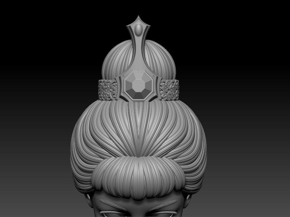 Princess 3D model 3D printable | CGTrader