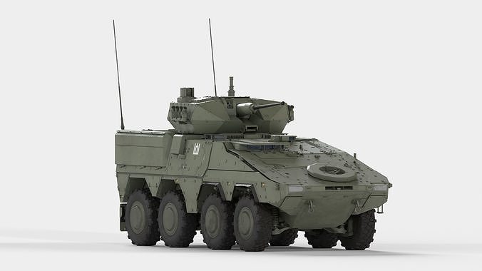 Boxer Vilkas Lithuanian IFV 3D model animated rigged | CGTrader