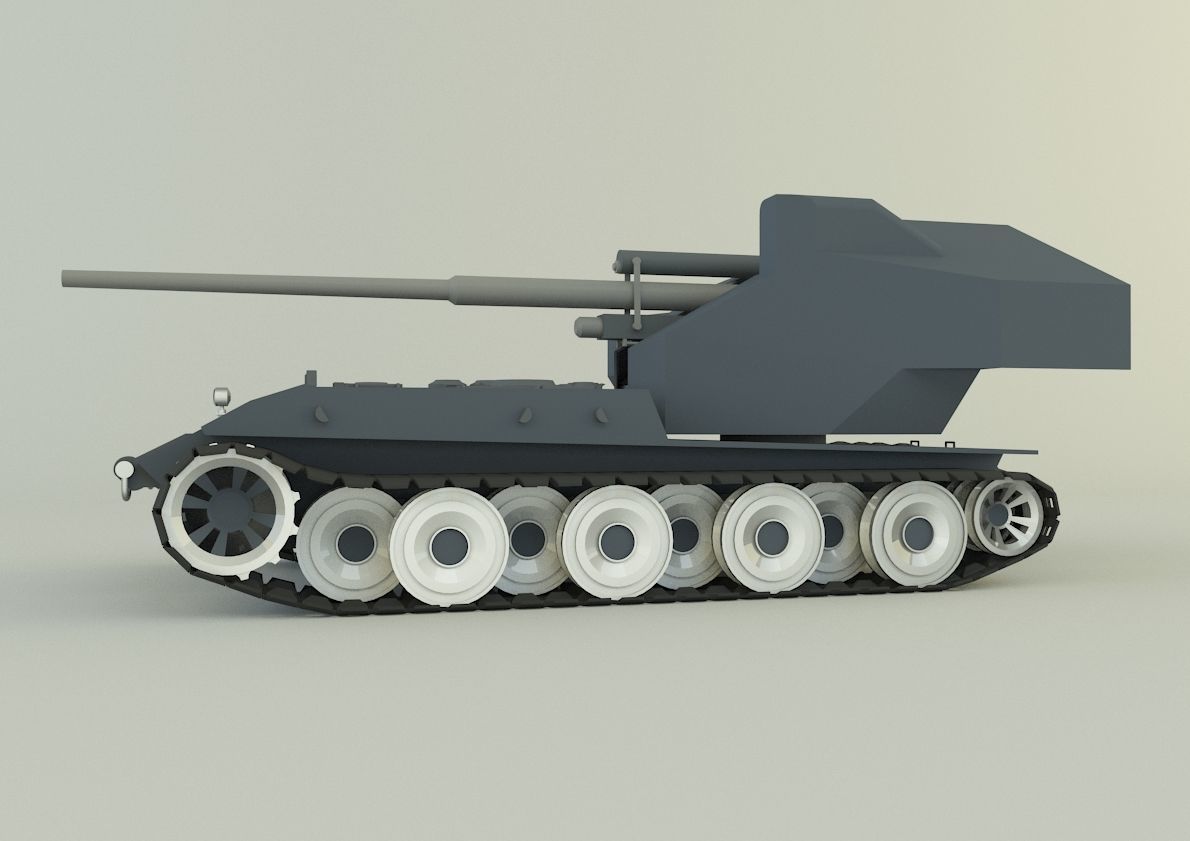 WT E100 tank military vehicle 3D model | CGTrader