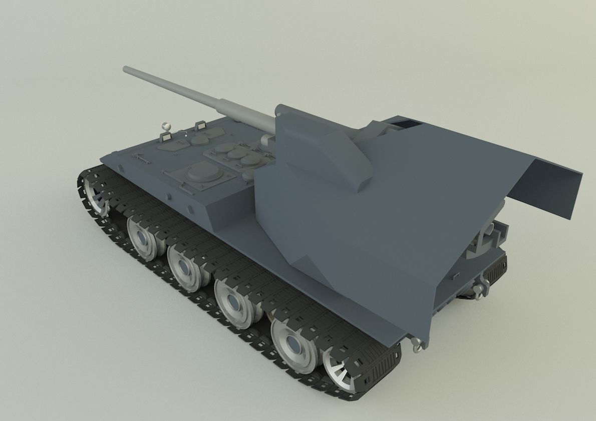 WT E100 tank military vehicle 3D model | CGTrader