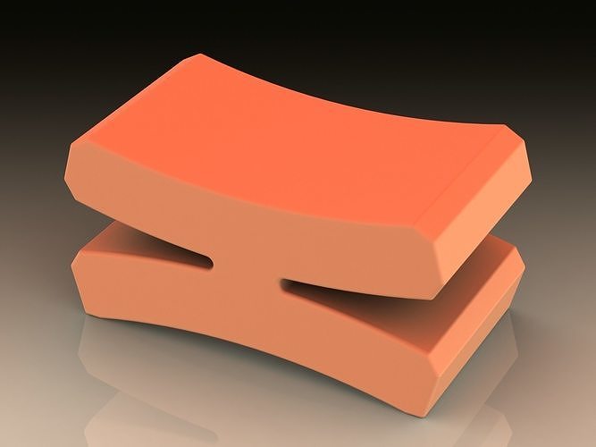 Plastic Chopstick Rest Stand 3D model 3D printable | CGTrader