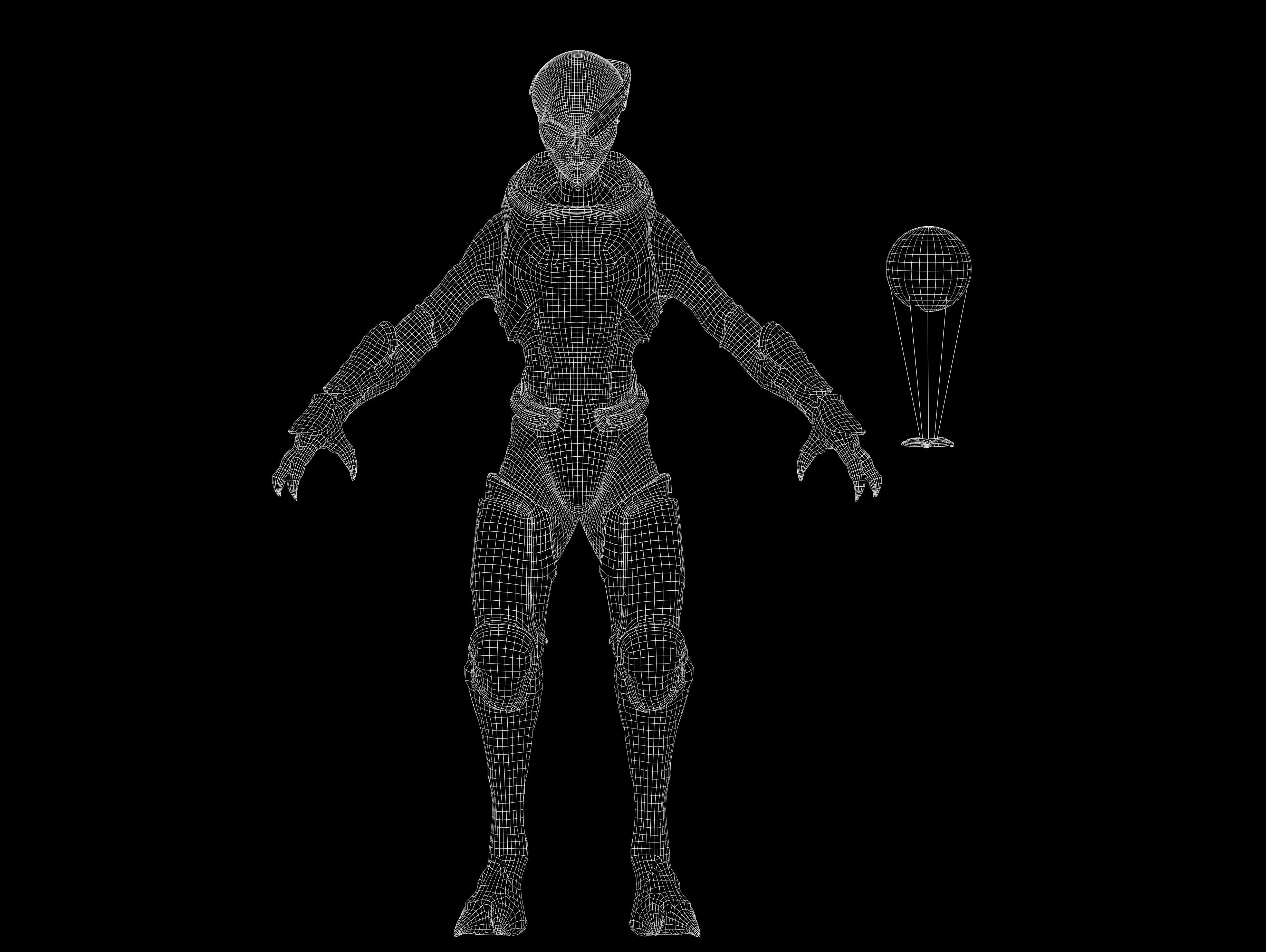 3D model Sci Fi Alien VR / AR / low-poly | CGTrader