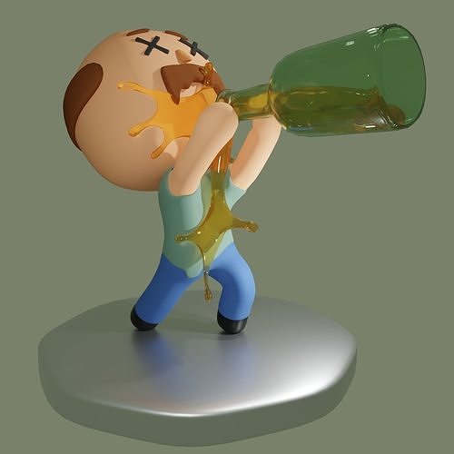 3D model Beer Guy VR / AR / low-poly | CGTrader