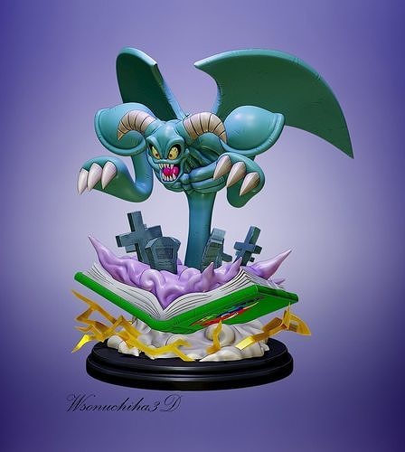TOON SUMMONED SKULL FIGURE - YUGIOH 3D model 3D printable | CGTrader