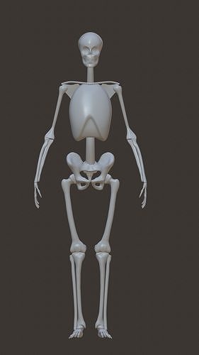 Skeleton free VR / AR / low-poly 3D model | CGTrader