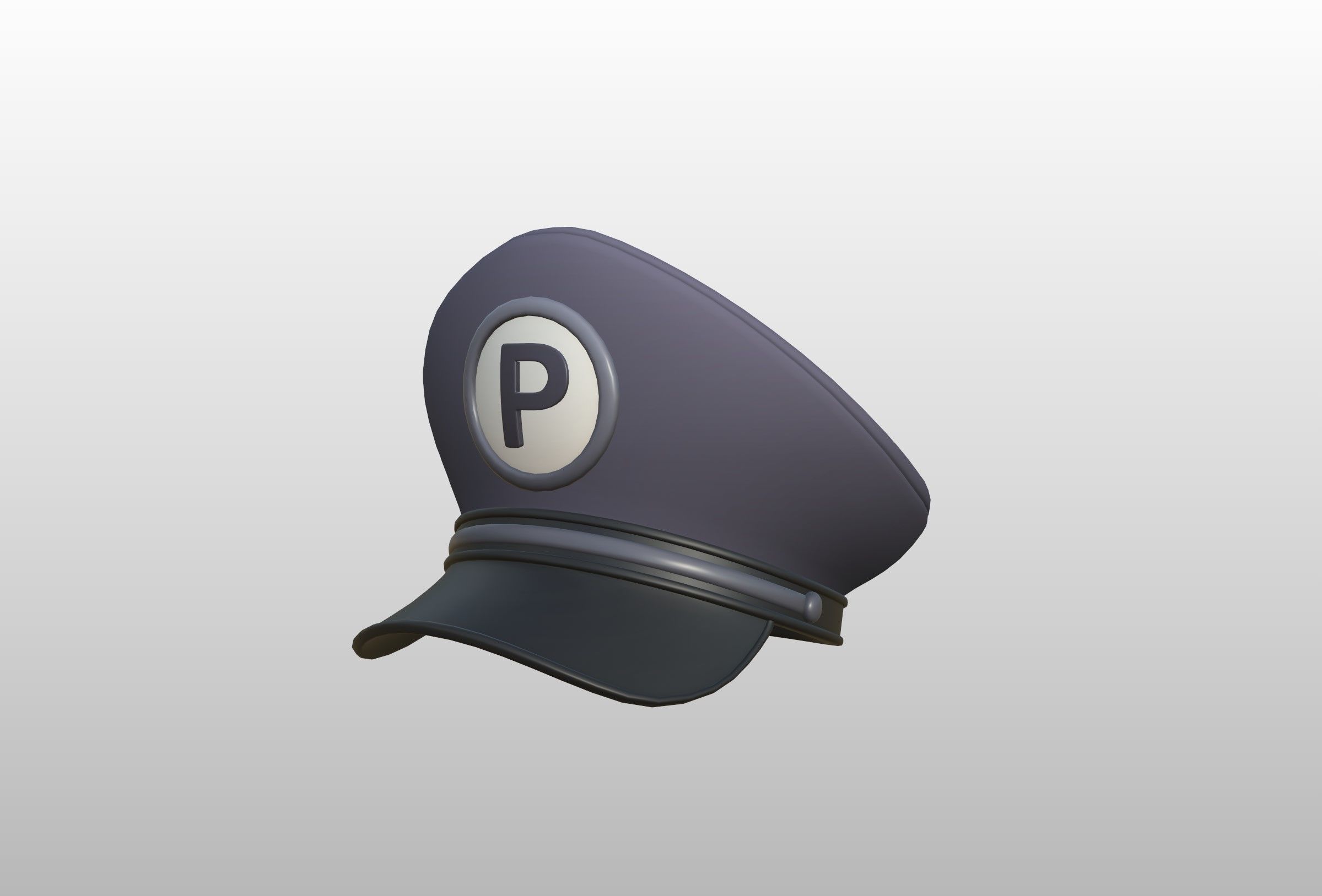 Hat035 Police Officer Hat 3D model | CGTrader