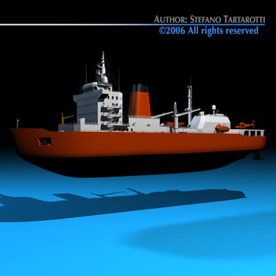 Icebreaker ship 3D model | CGTrader