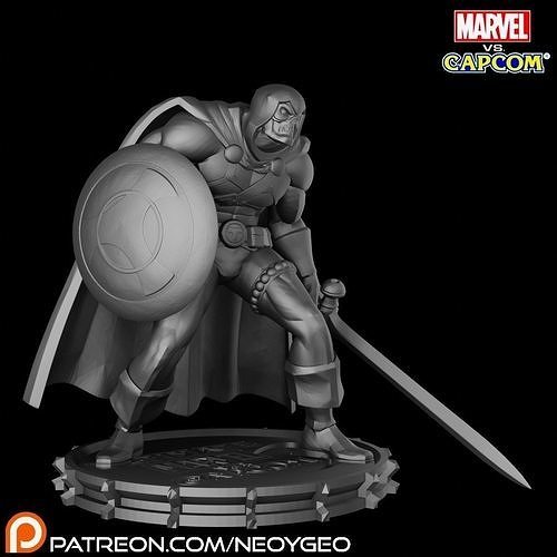 TASKMASTER - MARVEL VS CAPCOM 3 3D model 3D printable | CGTrader