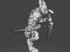 WOLF WARRIOR SAMURAI MINIATURE MODEL FANTASY GAMES DND RPG 3D model 3D printable | CGTrader