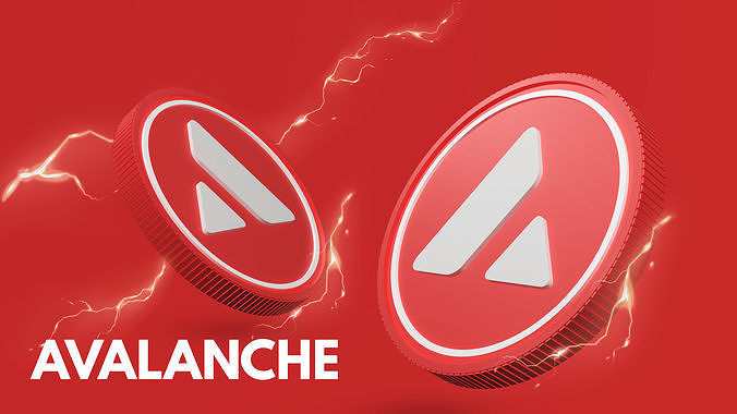 Avalanche Coin 3D Model 3D model | CGTrader