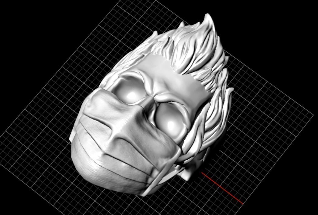 ring mask skull 3D model 3D printable | CGTrader