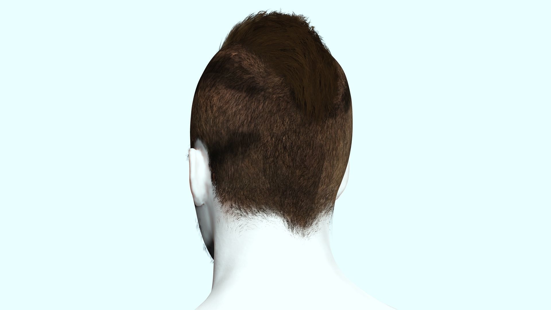 3D model Realistic Fade Hair For Solder VR / AR / low-poly | CGTrader
