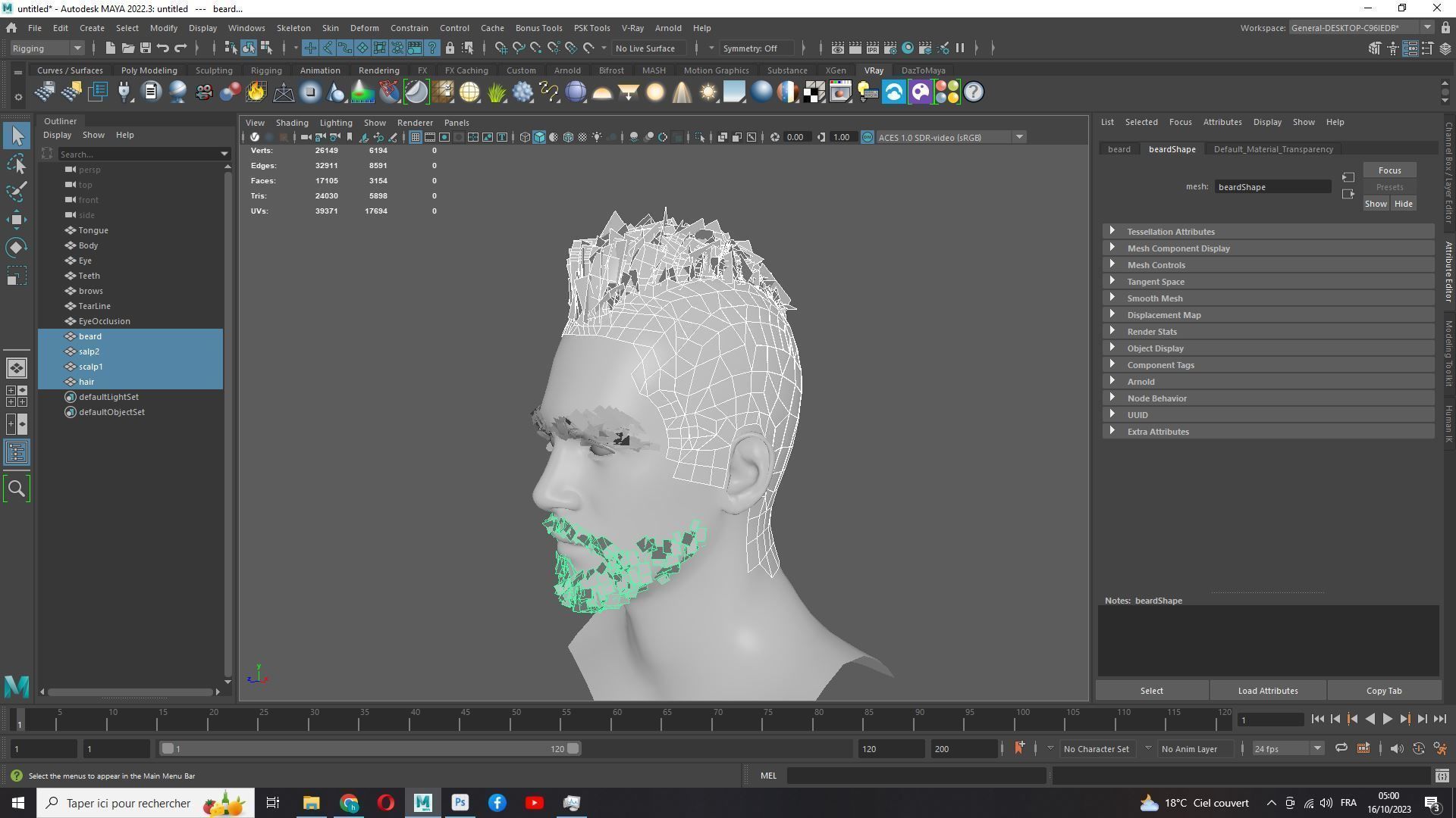 3D model Realistic Fade Hair For Solder VR / AR / low-poly | CGTrader