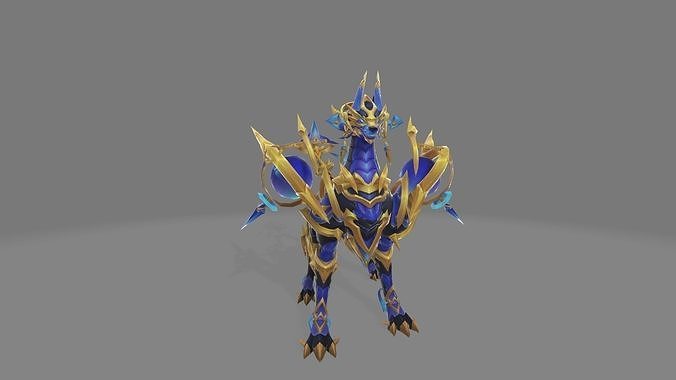 3D model Astral Sky Beast VR / AR / low-poly | CGTrader