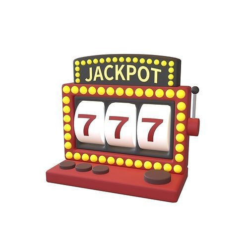 3D model Cartoon Slot Machine v1 001 VR / AR / low-poly | CGTrader