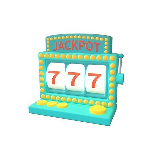3D model Cartoon Slot Machine v1 002 VR / AR / low-poly | CGTrader