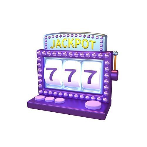 3D model Cartoon Slot Machine v1 006 VR / AR / low-poly | CGTrader