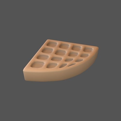 3D model Cartoon Wafer v2 002 VR / AR / low-poly | CGTrader