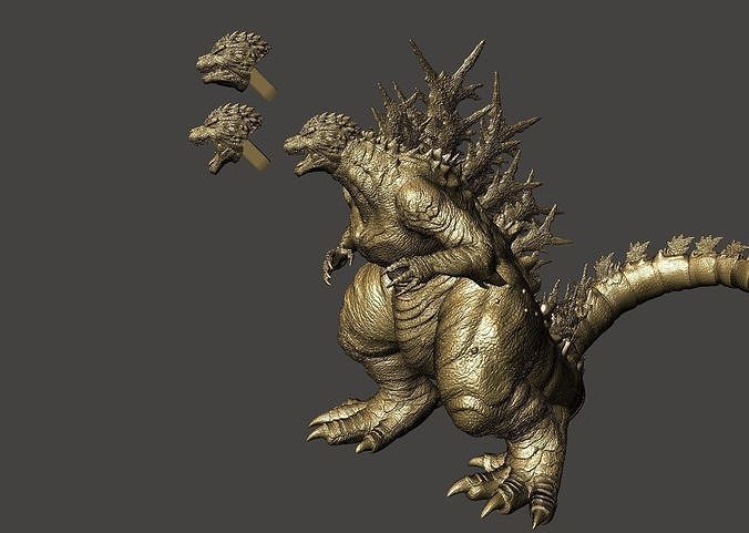 GODZILLA MINUS ONE -1 EXTREME DETAIL DYNAMIC POSE keyed and cut 3D ...