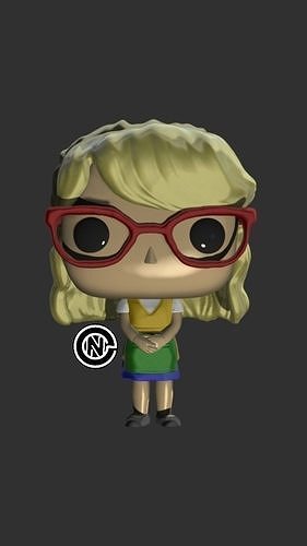 BERNADETTE ROSTENKOWSKI FUNKO POP - THE BIG BANG THEORY 3D model 3D ...