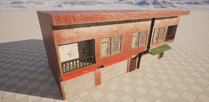 3D model Small Town Building 3 VR / AR / low-poly | CGTrader